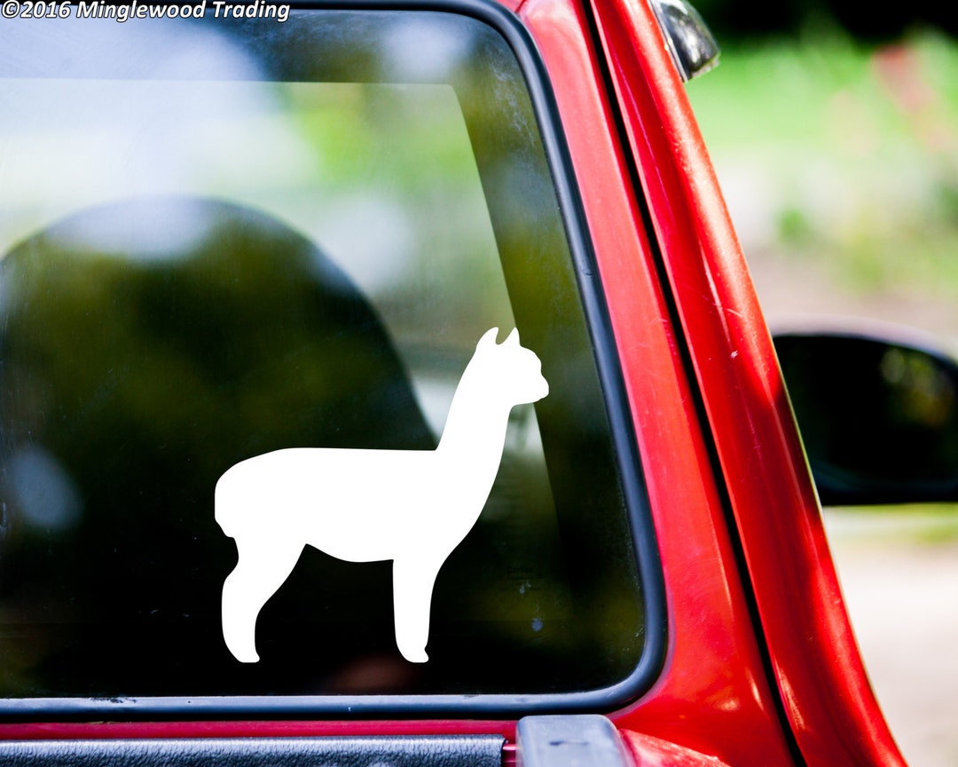 Alpaca Vinyl Decal Sticker - Camel Llama Suri Huacaya - Etsy