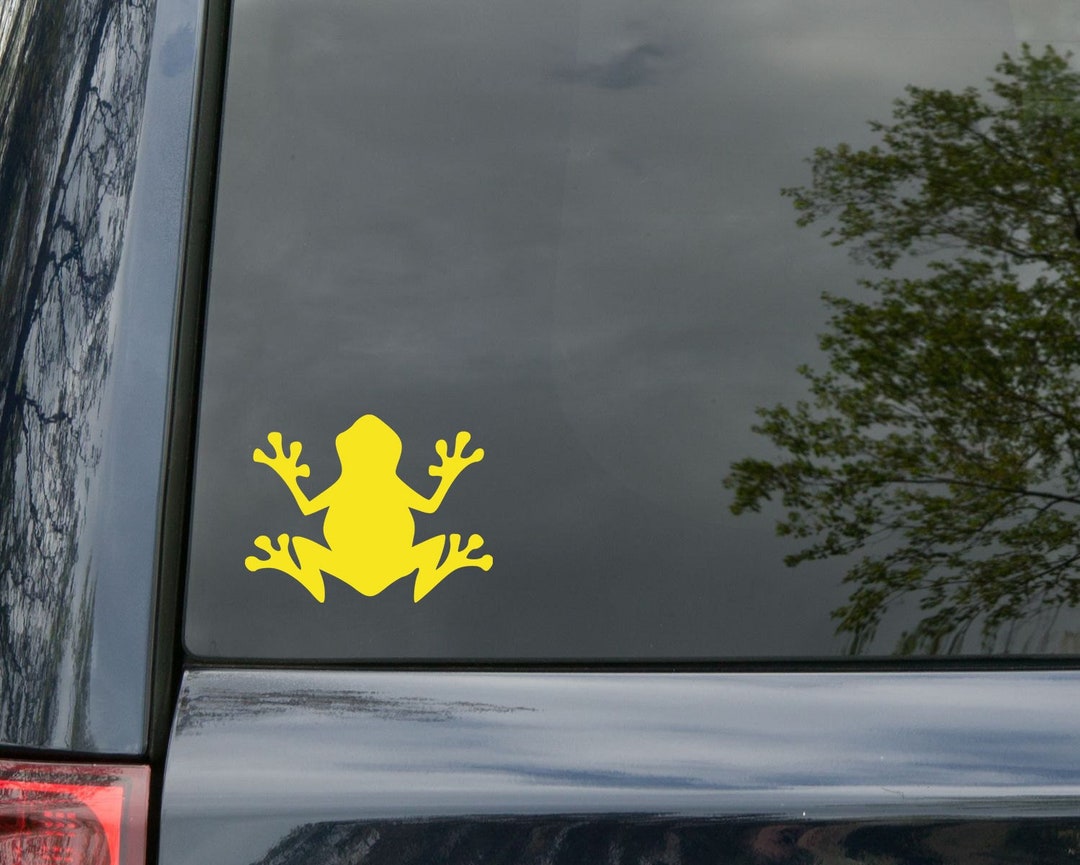 Frog Vinyl Decal Sticker -toad Tree Tadpole Green Bullfrog - Etsy