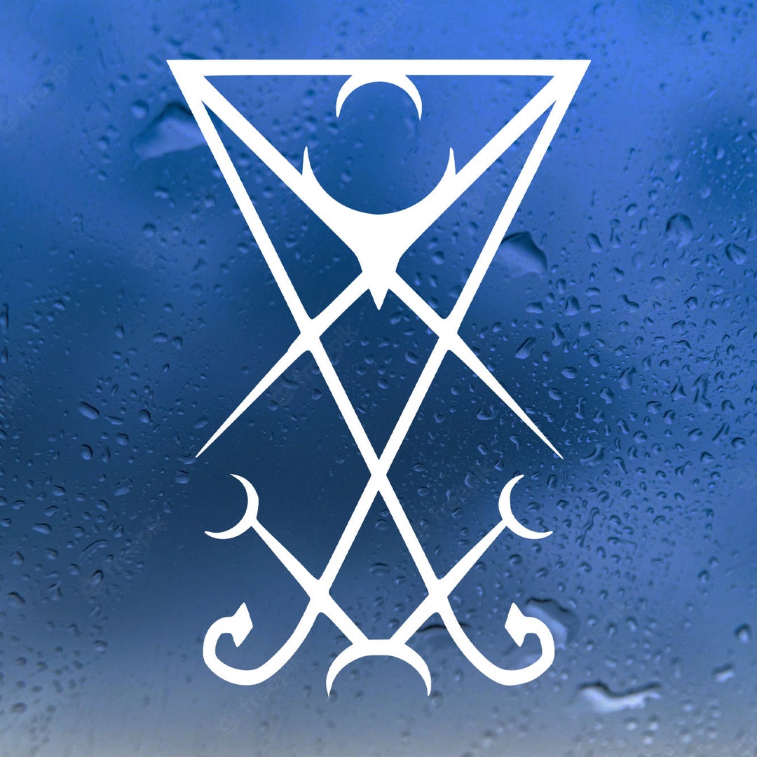 Sigil of Lucifer Vinyl Decal V4 - Seal of Satan Truth Power - Die Cut ...