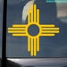 New Mexico Flag Sun Vinyl Sticker Zia NM Home State Die Cut Decal - Etsy