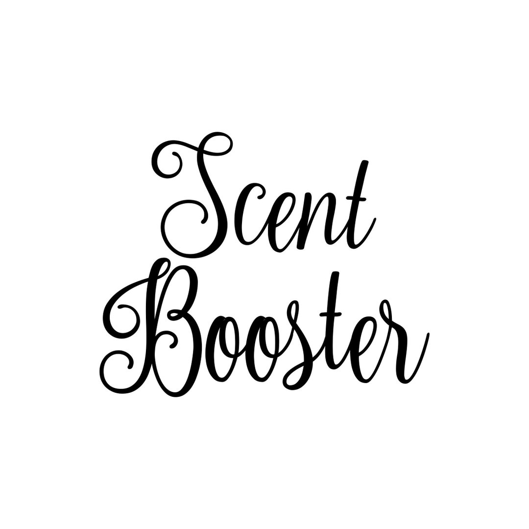 Scent Booster Vinyl Sticker - Laundry Room Home Organization Label ...