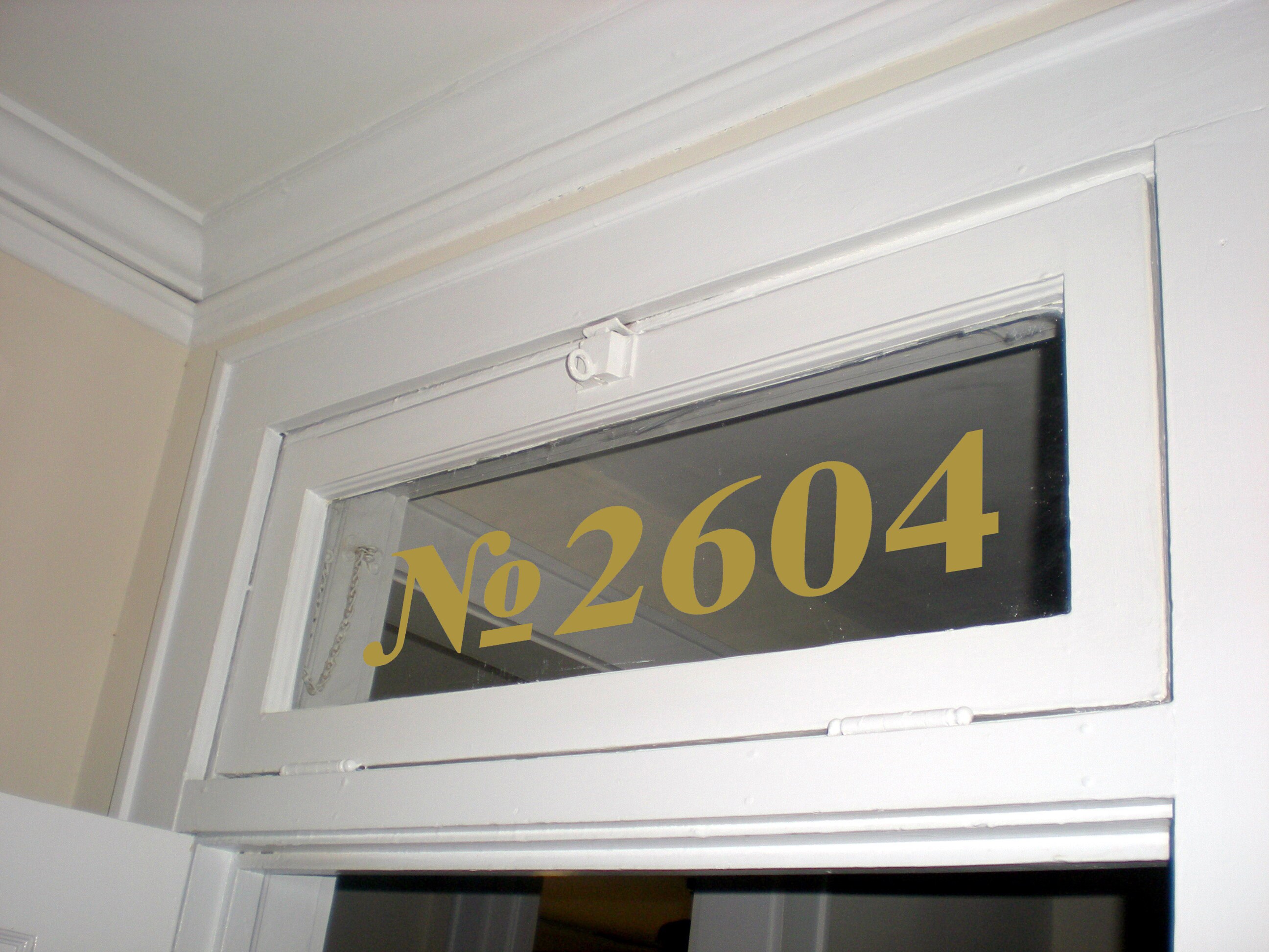 Numero - Transom Window or Mailbox Numbers Vinyl Decal - Address Office ...