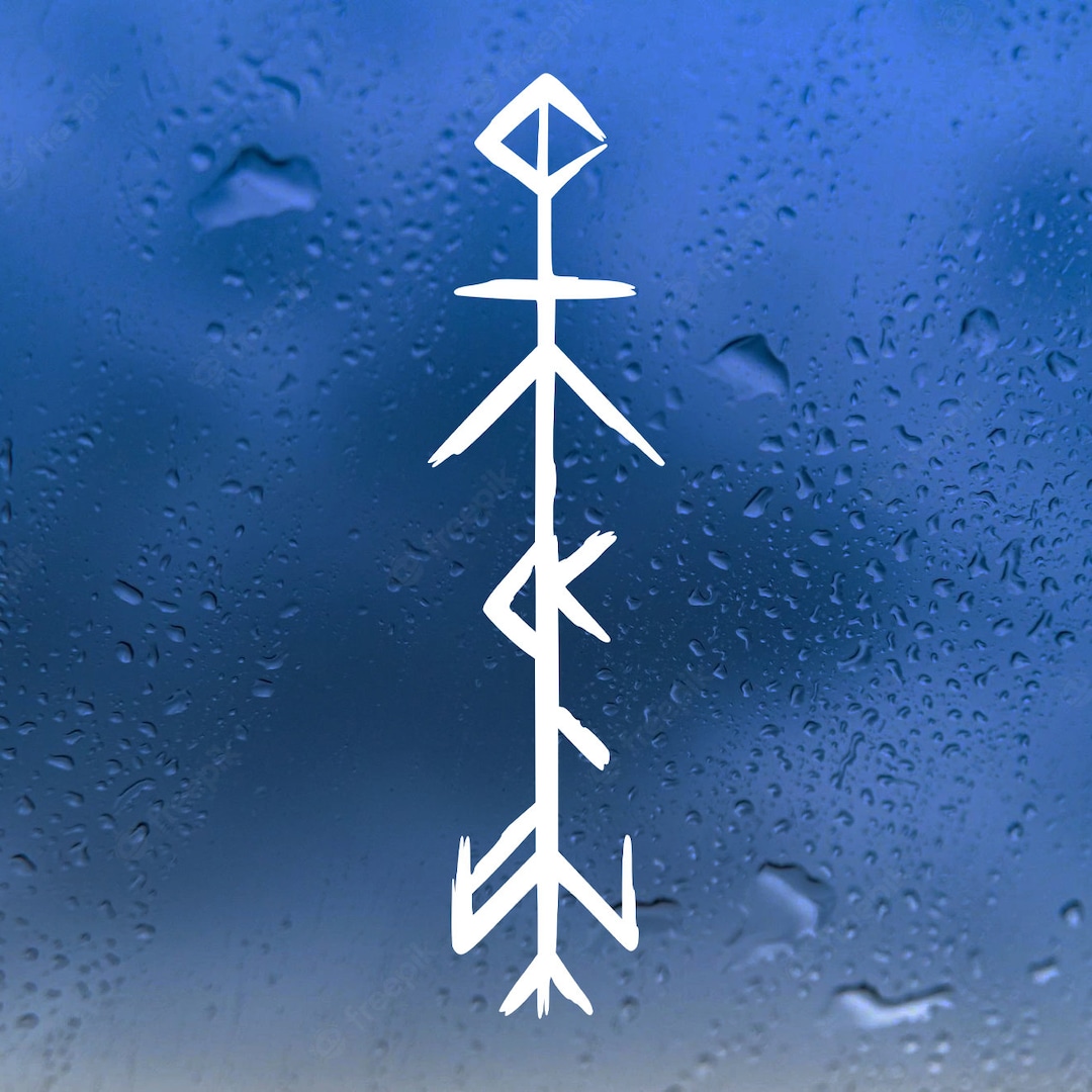 Witch Bind Rune Vinyl Decal Viking Norse Rune Die Cut Sticker - Etsy