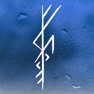 Freya Bind Rune Vinyl Decal Viking Norse Goddess Love Rune Die Cut ...