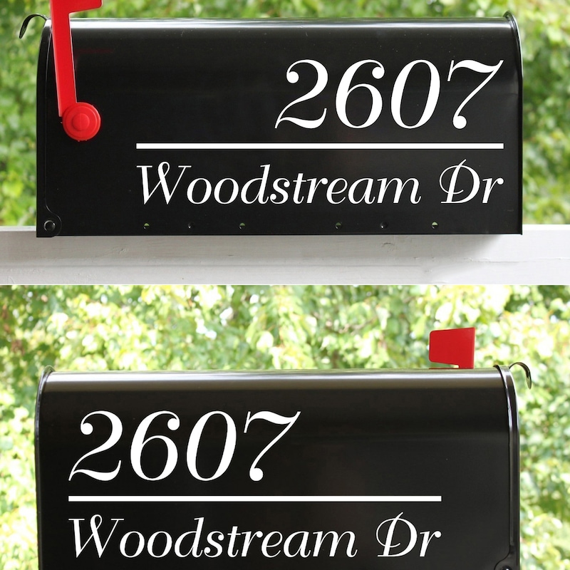 Mailbox Letters and Numbers - Etsy