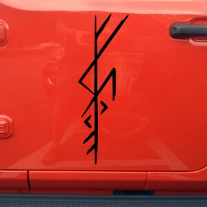 Freya Bind Rune Vinyl Decal Viking Norse Goddess Love Rune Die Cut Sticker - Etsy