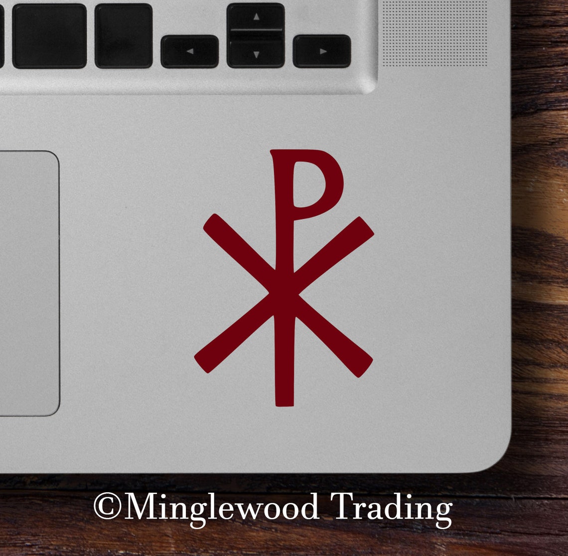 Christogram Vinyl Decal Jesus Christ Monogram Chi Rho - Etsy