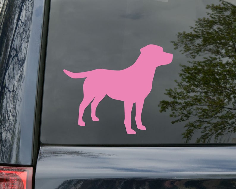 Labrador Retriever Silhouette Vinyl Decal V5 Dog Puppy Lab - Etsy