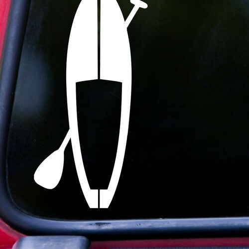 Paddle Board Vinyl Decal Sticker Cute | Etsy