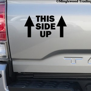 This Side up Vinyl Die Cut Decal Sticker - off Road Truck 4x4 - Etsy