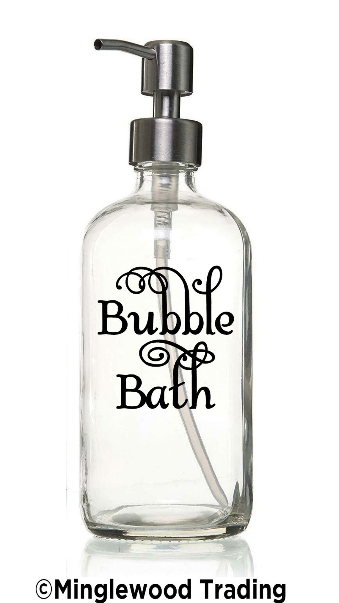 Bubble Bath Vinyl Sticker - Bathroom Organization Label - Bathtub - Die ...