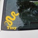 Snake With Personalized Name Vinyl Decal Sticker Boa Ball Python ...