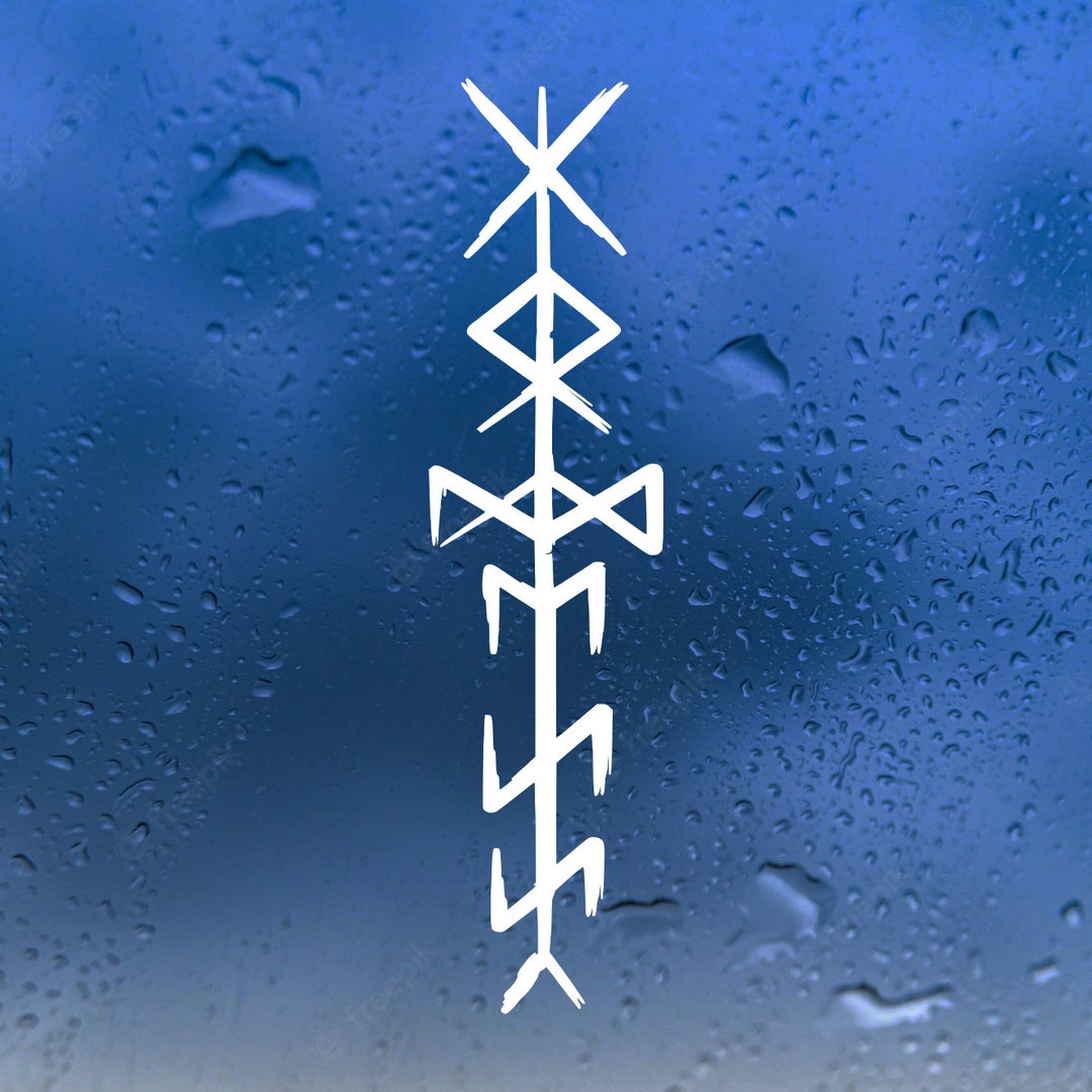 Goddess Bind Rune Vinyl Decal - Viking Norse Rune - Die Cut Sticker - Etsy