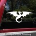 Flying Dragon Vinyl Decal Sticker -V3- Wyvern Medieval Fantasy Gaming ...