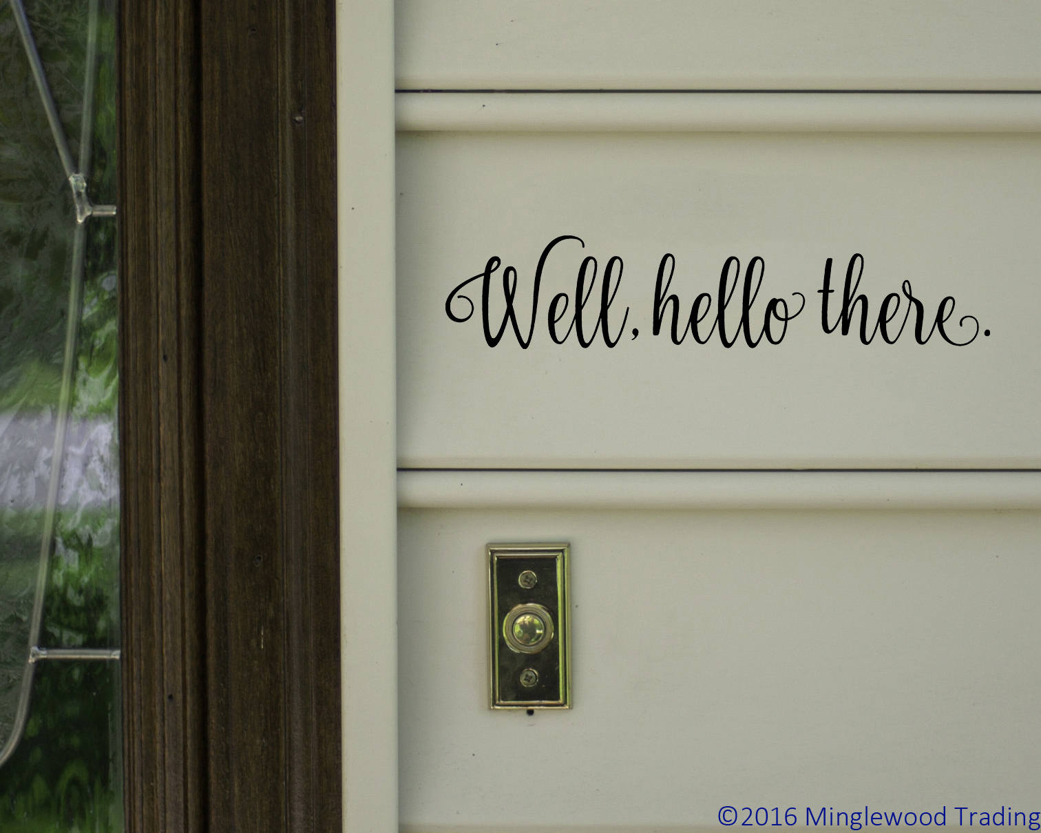 Well, Hello There. - Vinyl Decal Sticker - Car or Wall Porch - Etsy