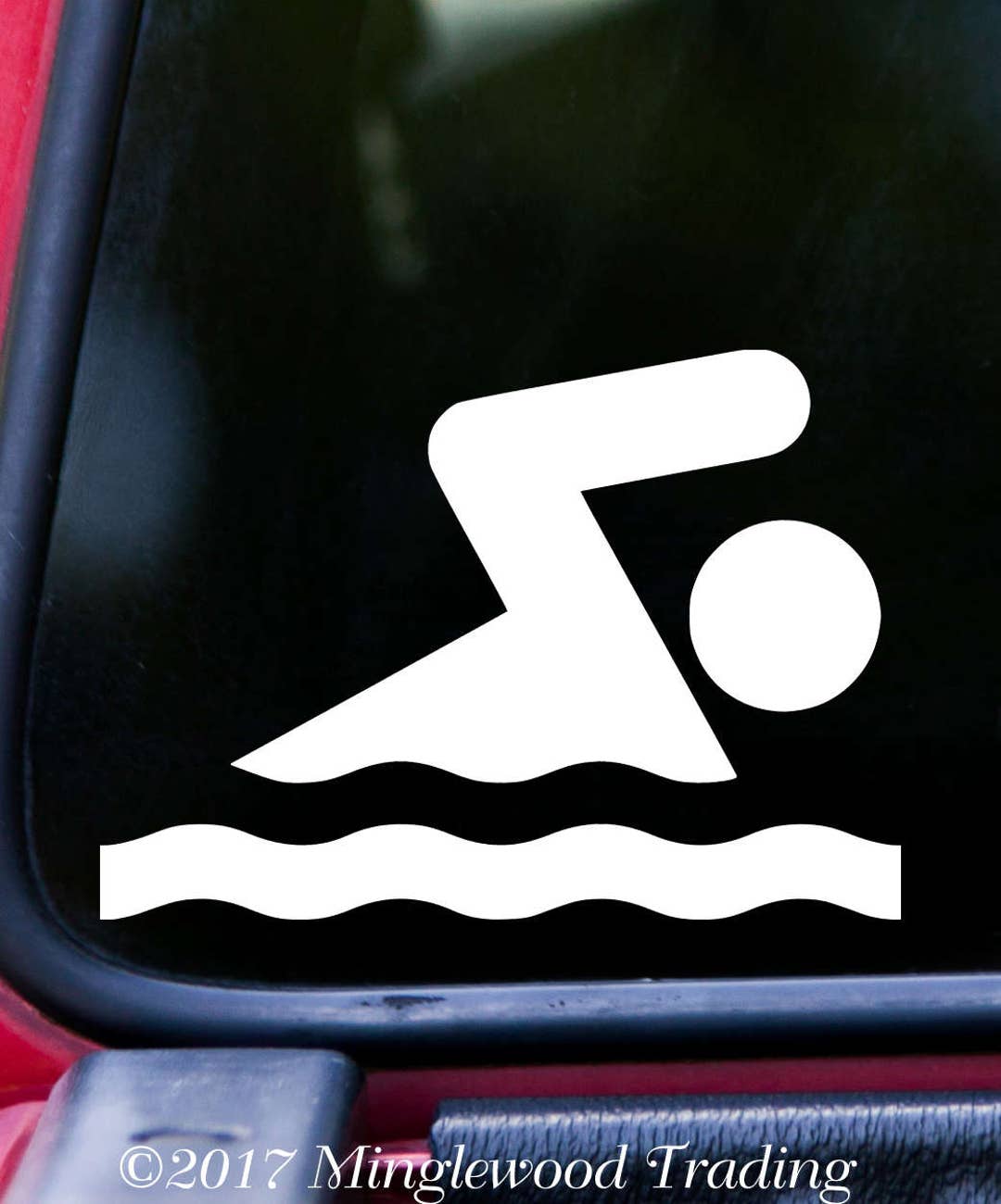 Swimmer Vinyl Decal Sticker - Swimming Pool Ocean Swim Team - Etsy