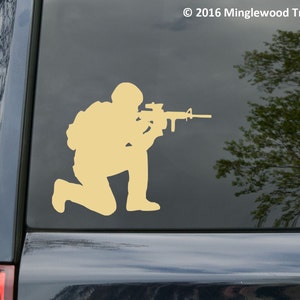 Combat Sniper Soldier Vinyl Decal - United States Military - Die Cut ...
