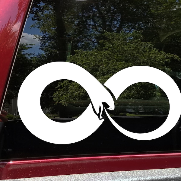 Infinity Loop Decal - Etsy