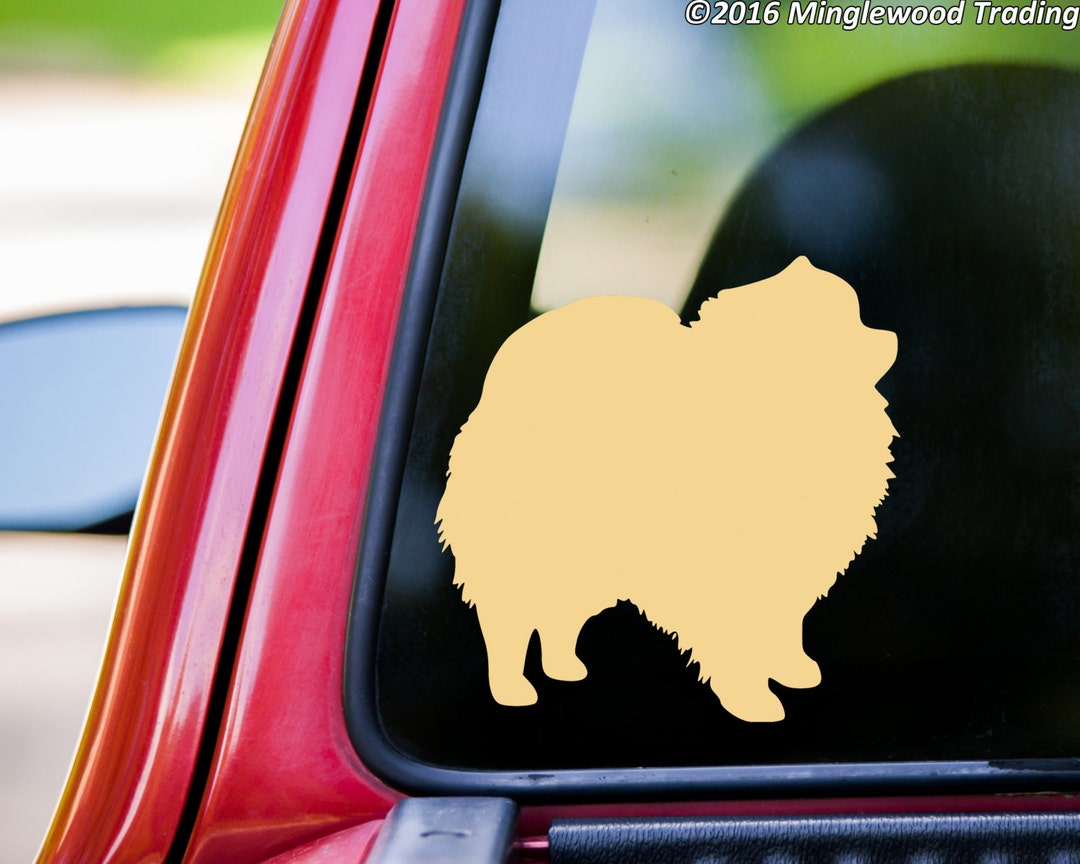 Pomeranian Vinyl Decal Sticker - Spitz Pom Dog Puppy - Etsy