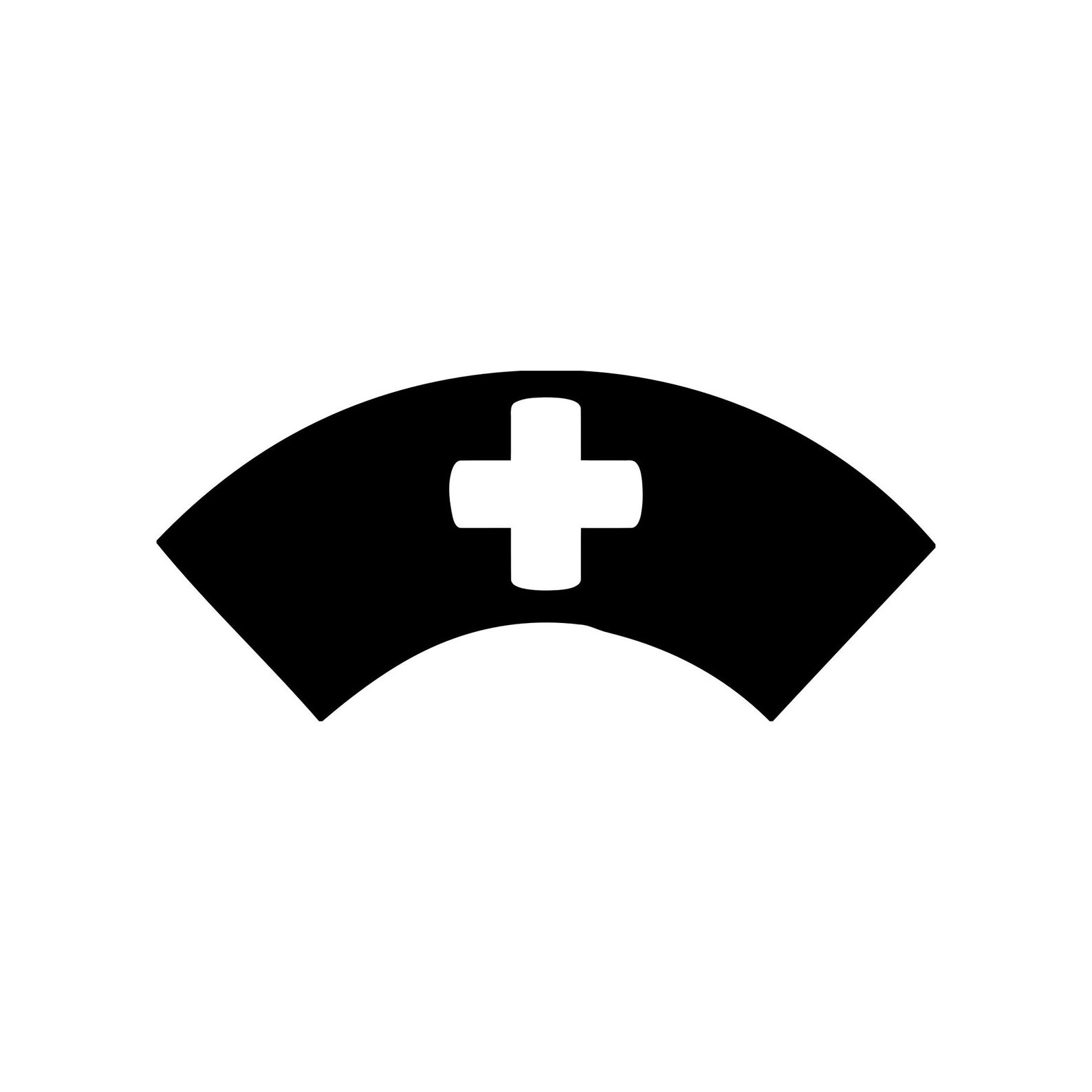 NURSE CAP Vinyl Decal Sticker Nursing Hat Banner Cross RN - Etsy