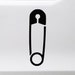 Safety Pin Vinyl Decal Die Cut Sticker - Etsy