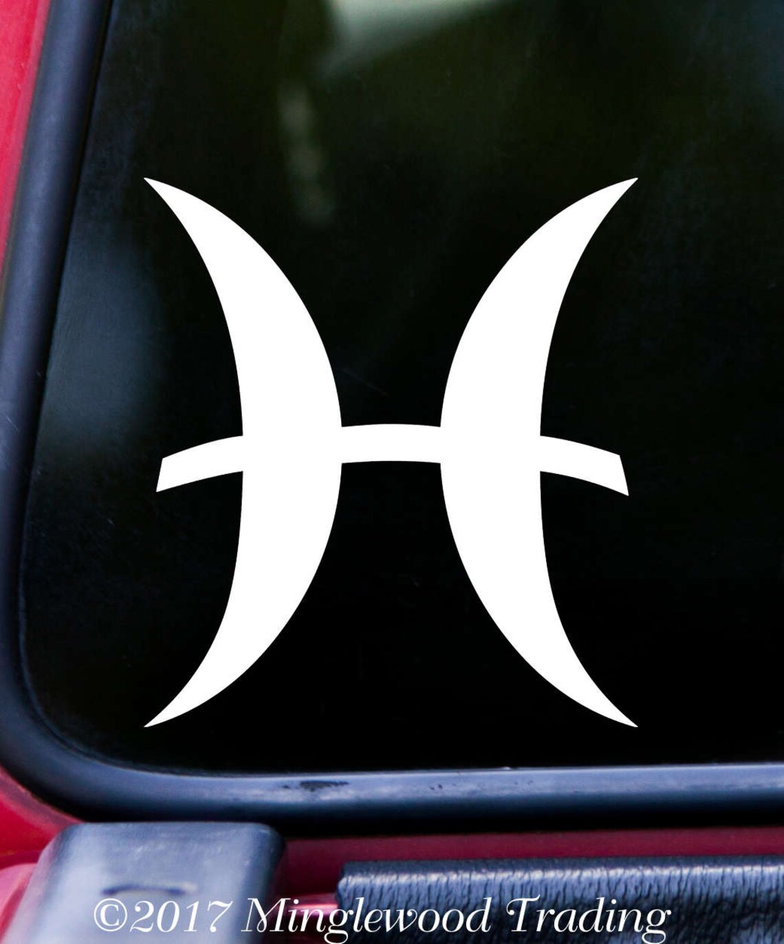 PISCES Vinyl Decal Sticker Astrology Zodiac Sign Water the | Etsy