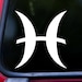 Pisces Vinyl Decal Sticker Astrology Zodiac Sign Water the Fish - Etsy