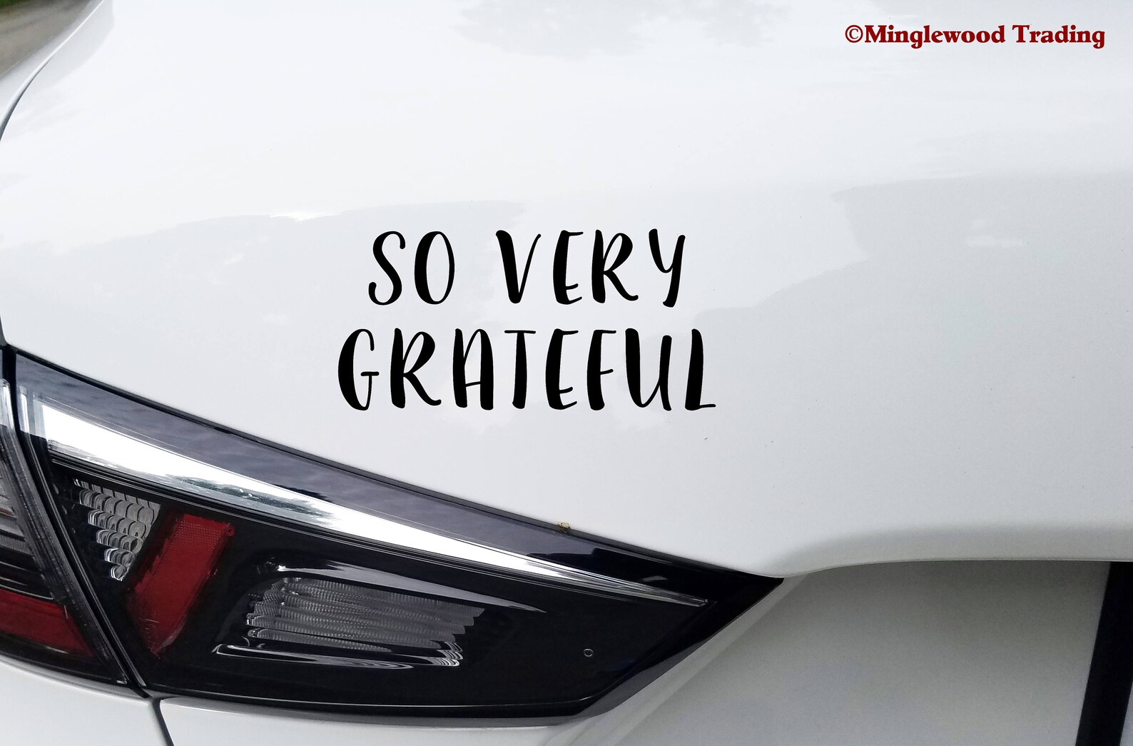 So Very Grateful Vinyl Decal Sticker - Etsy