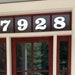 Custom Transom Window Numbers Vinyl Decal 3 to 12 Tall Home Address ...