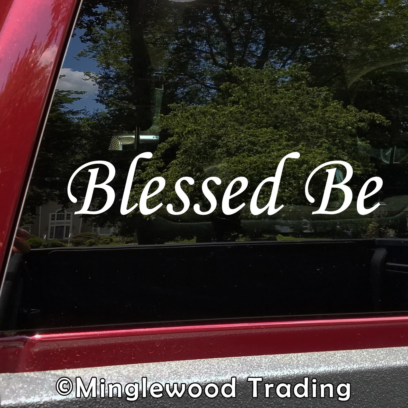 Blessed Be Vinyl Sticker Blessing Pagan Wiccan Greeting - Etsy