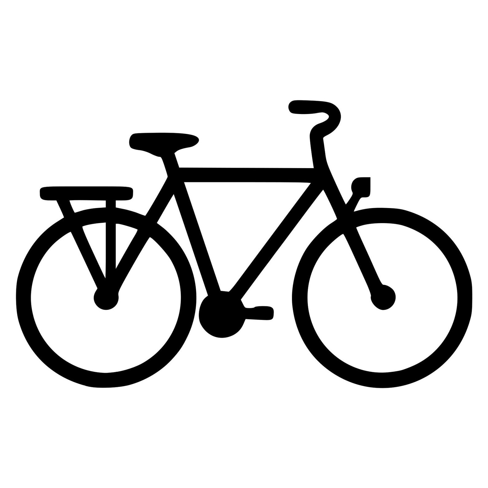 City Bike Vinyl Decal Sticker Commuter Urban Bicycle - Etsy