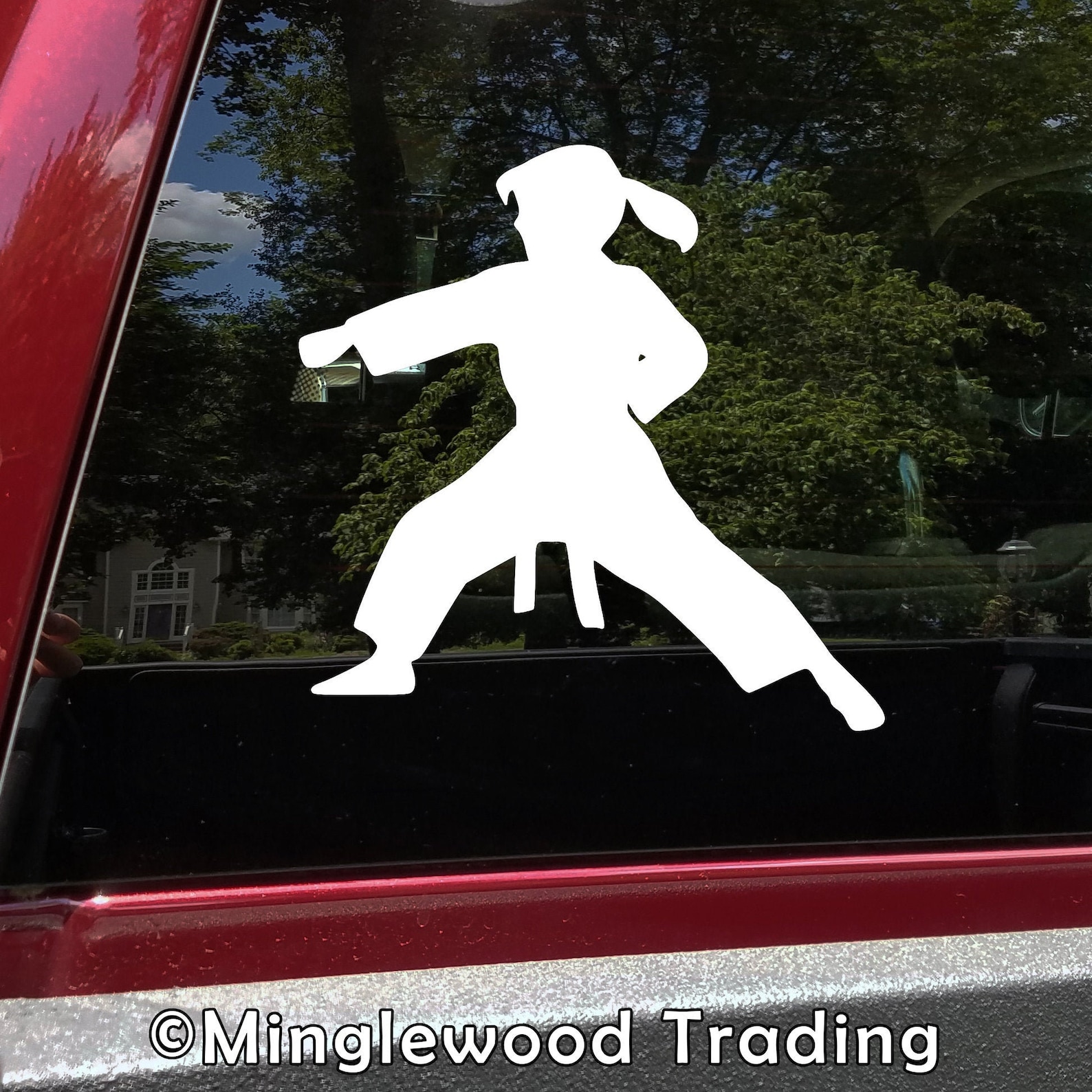 Karate Girl Vinyl Sticker Punch Kata Do Judo Taekwondo - Etsy