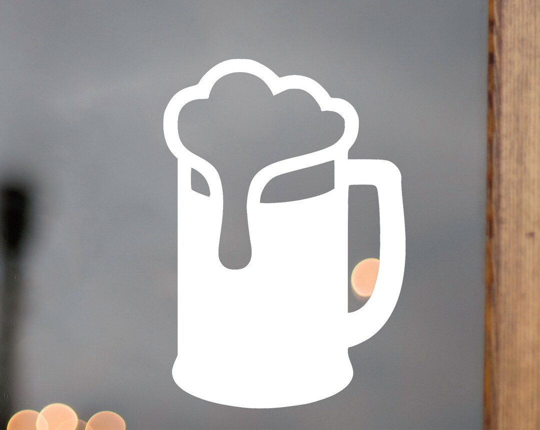 Frosty Mug Vinyl Sticker - Suds Root Beer Ice Cream Float - Die Cut ...