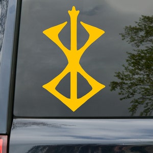 Berserk Rune Vinyl Decal - Viking Rune Symbol - Die Cut Sticker - Etsy