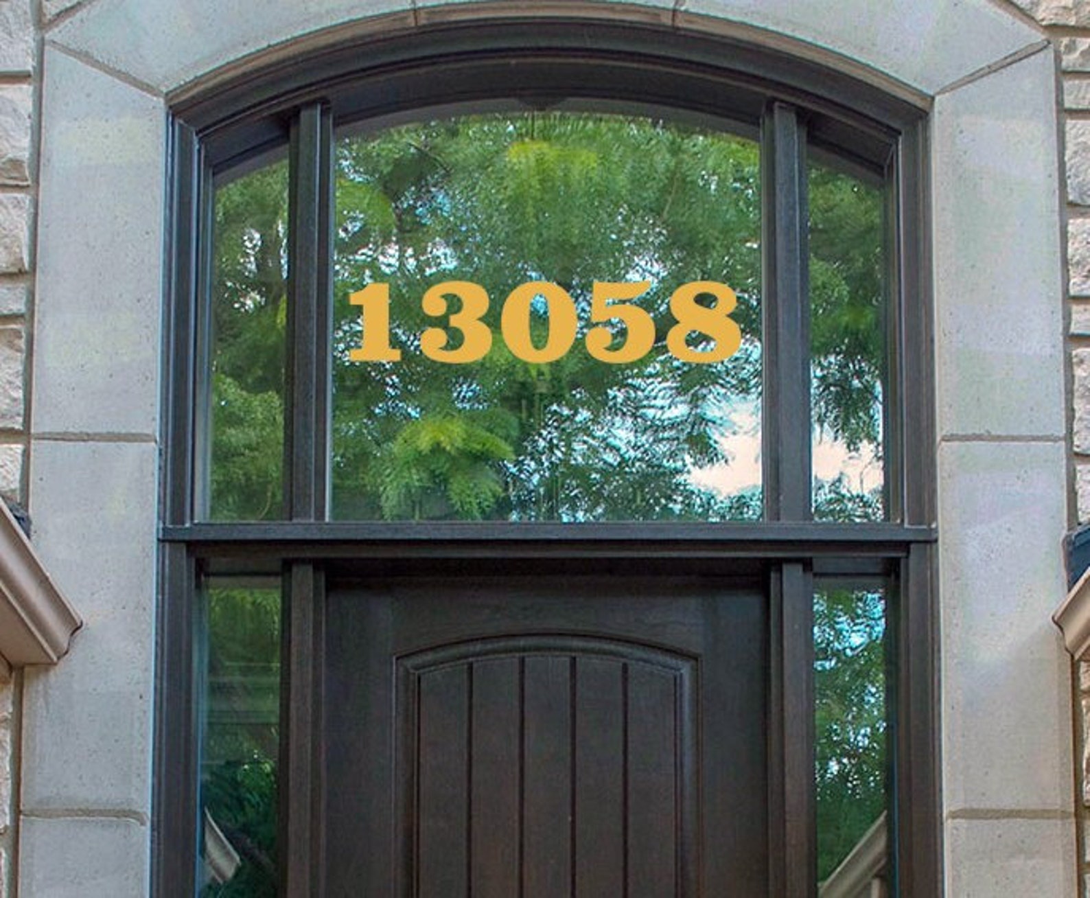 Custom Transom Window Numbers Vinyl Decal 3 to 12 - Etsy