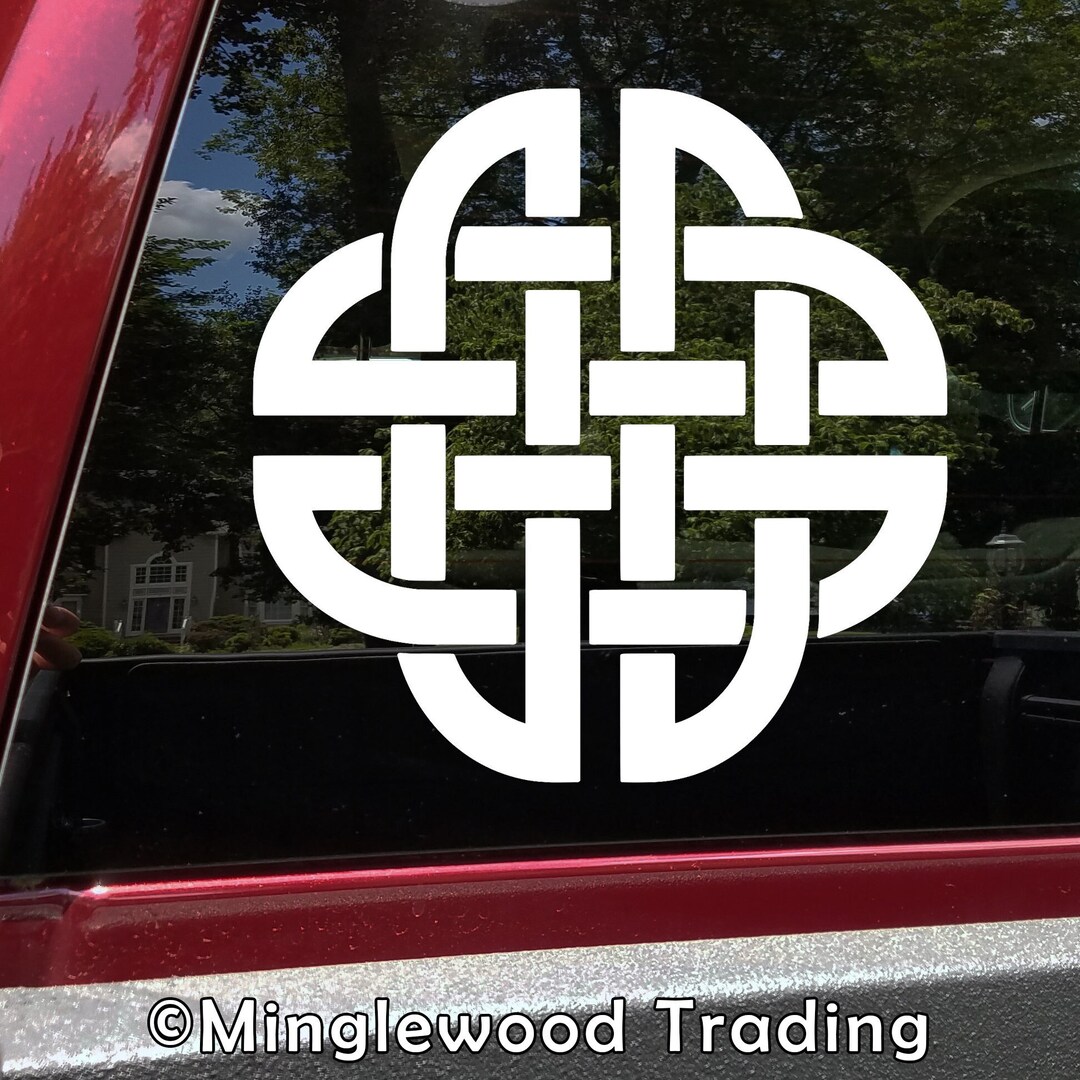 Celtic Knot V3 Vinyl Sticker - Endless Mystic Knot - Die Cut Decal - Etsy