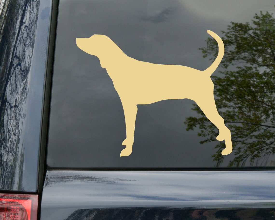 Plott Hound Vinyl Decal Treeing Walker Hound Dog Puppy Die - Etsy