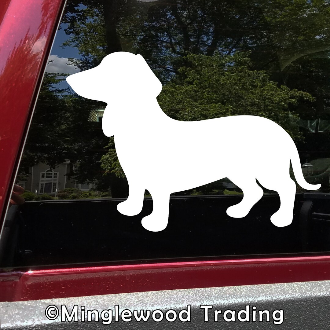 Dachshund Vinyl Sticker Wiener Dog Puppy Doxie Die Cut Decal V2 - Etsy