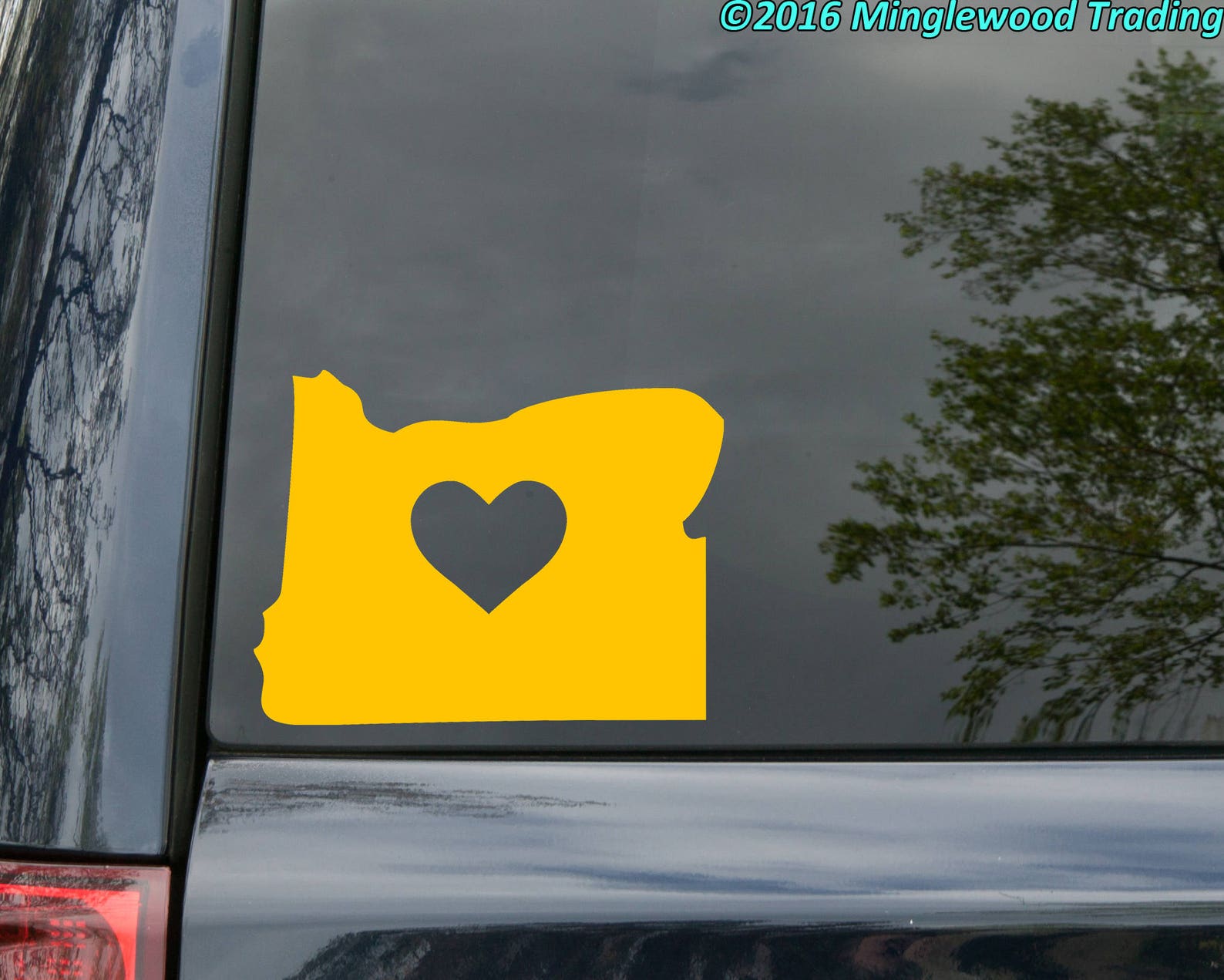 Oregon Heart Vinyl Decal Sticker Home State Love OR - Etsy
