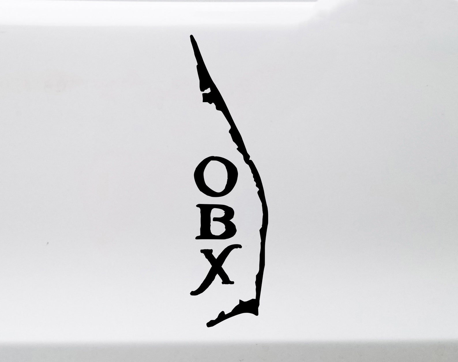 Outer Banks OBX Map Vinyl Decal V2 Duck Corolla Hatteras NC - Etsy
