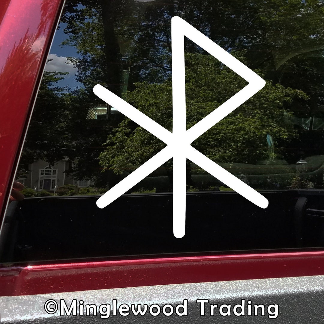 Love Bind Rune Vinyl Sticker Viking Symbol Glyph Bindrune Die Cut Decal ...