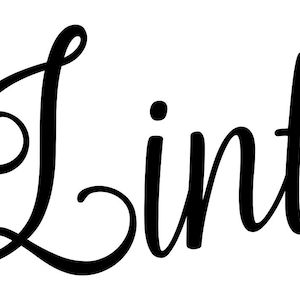 Lint Vinyl Sticker - Laundry Room Home Organization Label - Die Cut ...