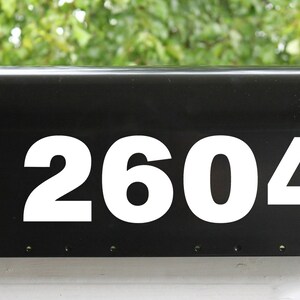 Custom HOA Mailbox Numbers - Vinyl Sticker - 1" to 8" Tall - Name Home ...