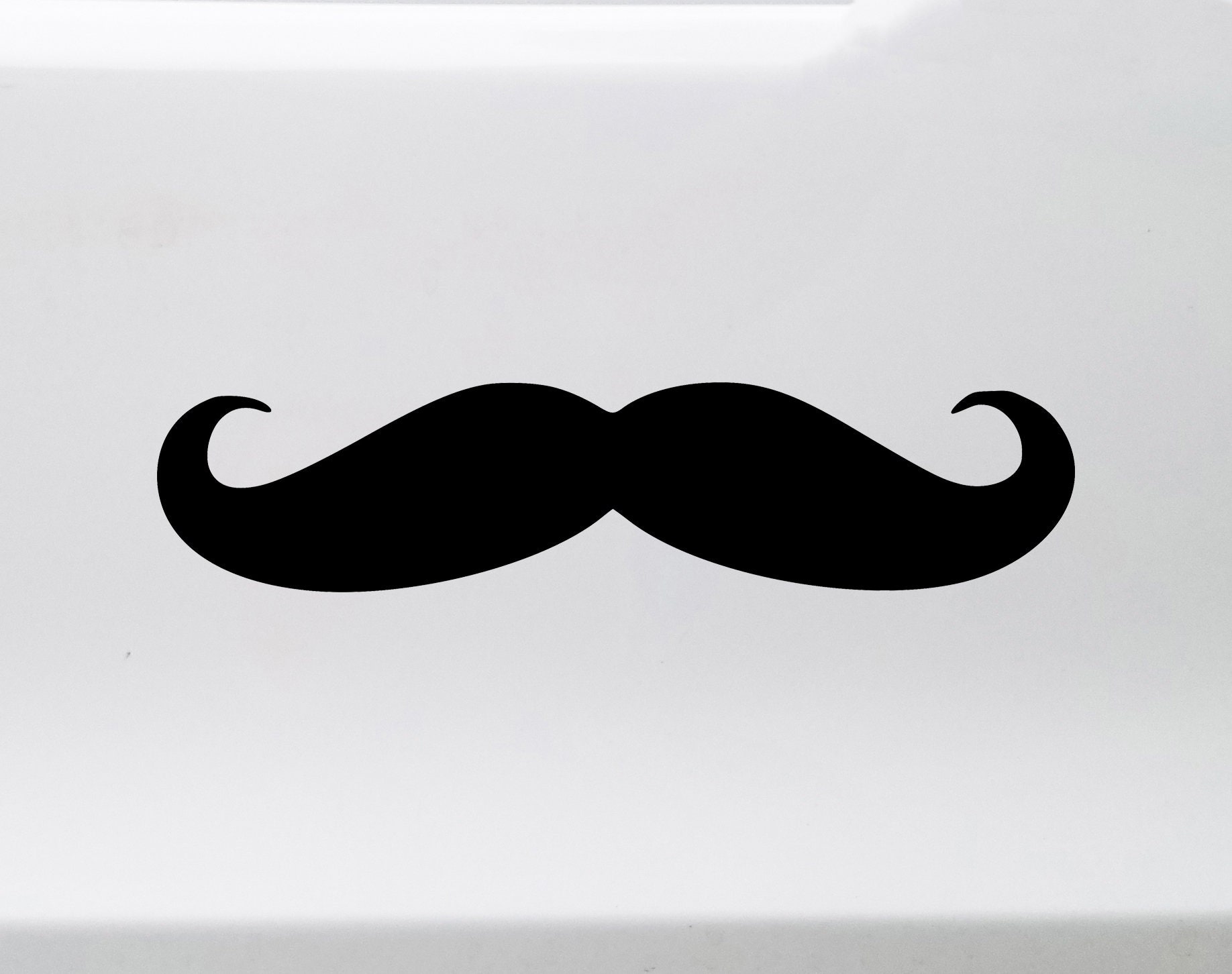Mustache Vinyl Decal Moustache Handlebar Imperial Die Cut | Etsy