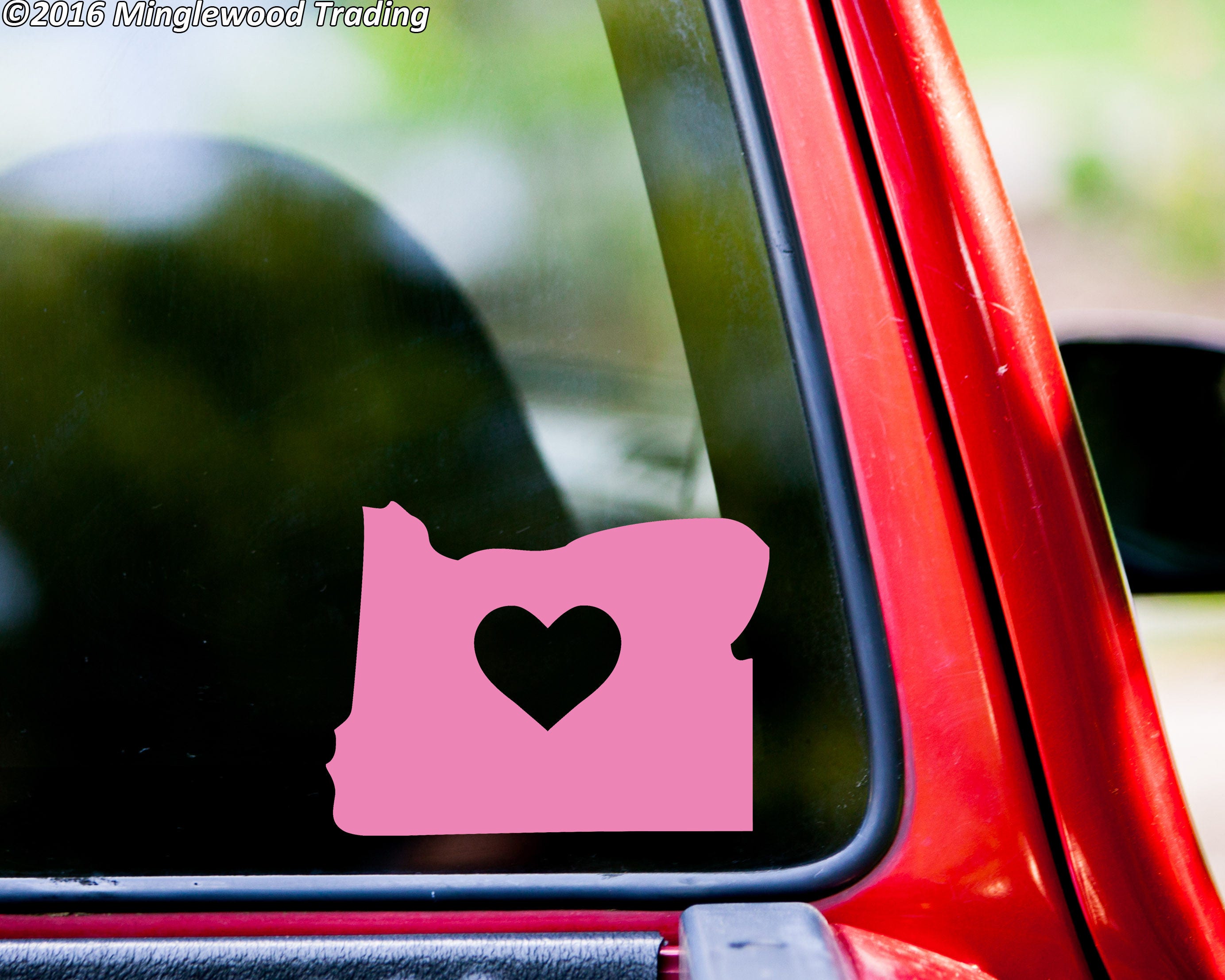 OREGON HEART Vinyl Decal Sticker Home State Love OR | Etsy