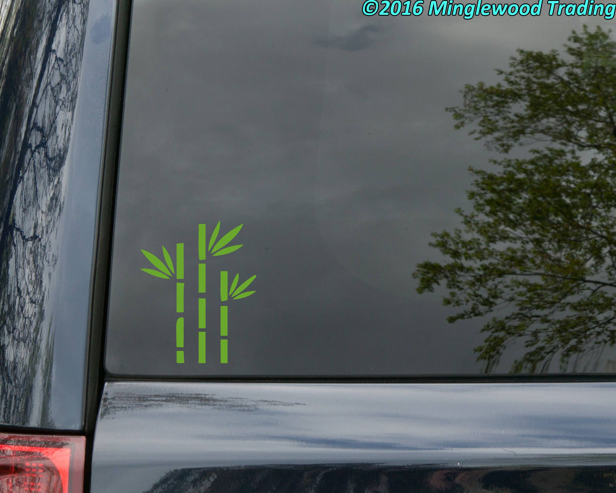 Bamboo Vinyl Decal Sticker - Shoots Plant Tree Flower - Etsy
