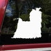 Yorkshire Terrier Vinyl Decal V1 - Yorkie Dog Puppy Maltese Silky - Die ...