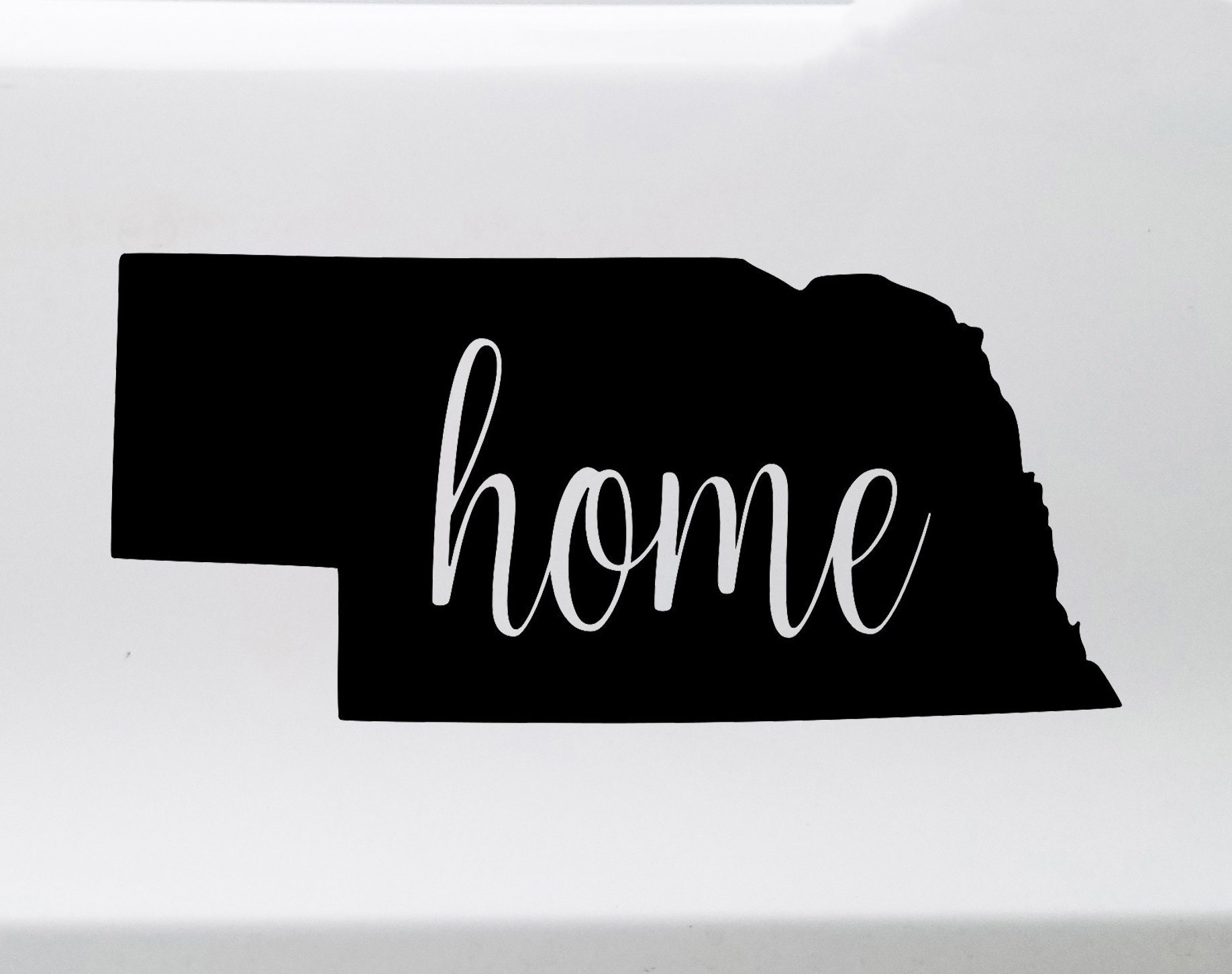 Nebraska Vinyl Decal Home State Native Nebraskan Die Cut | Etsy