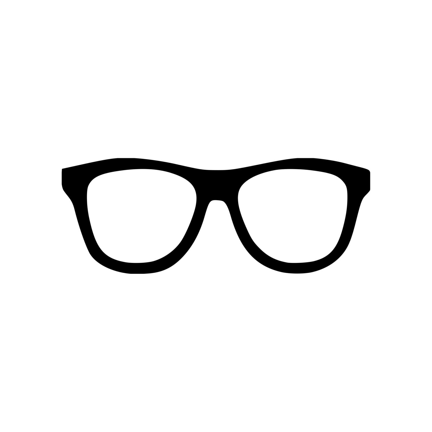 Horn Rimmed Glasses Vinyl Decal Sticker Sunglasses Etsy