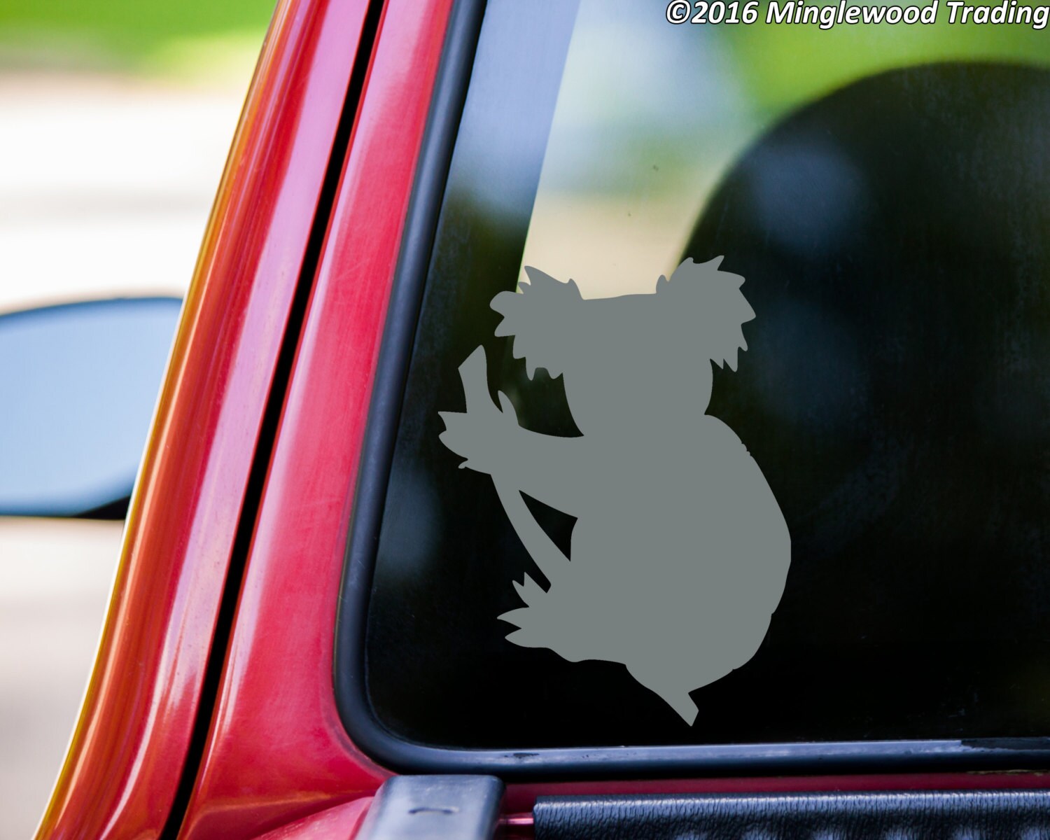 Koala Bear Vinyl Decal Sticker Eucalyptus Australia - Etsy